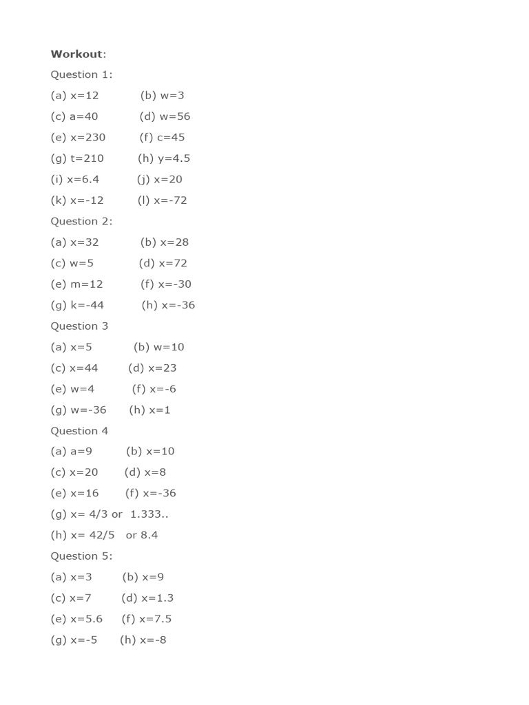 Ans Fractional-Equation CBM | PDF