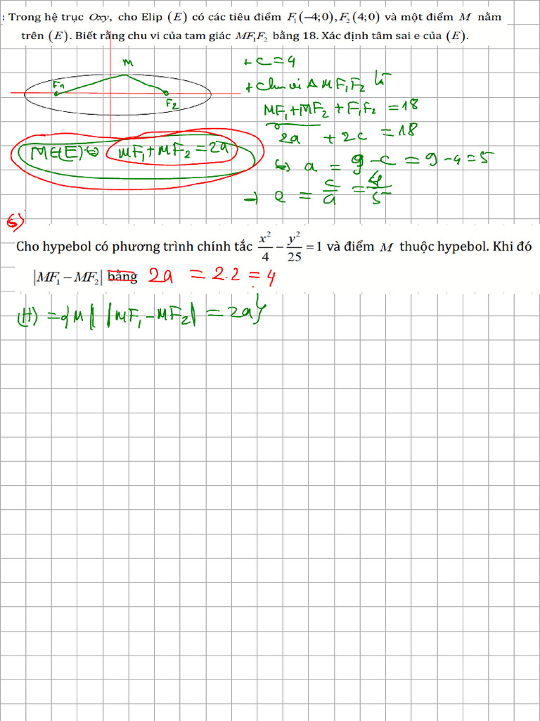 ÔN TẬP hYPEBOL | PDF