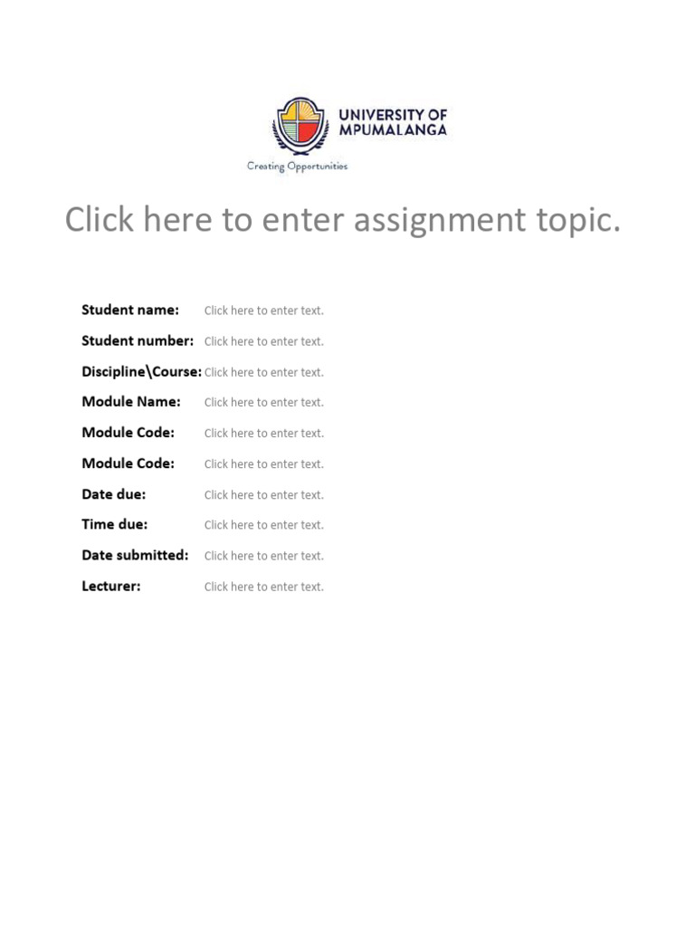 Individual Assignment Cover Page | PDF