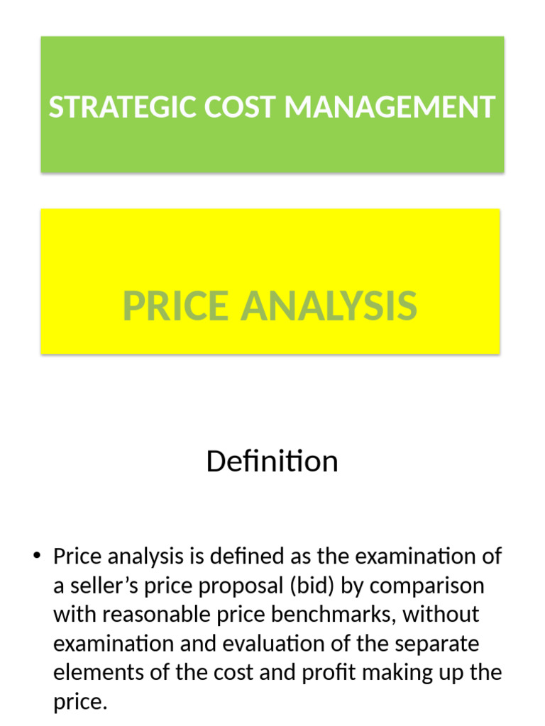 Strategic Cost Management | PDF | Prices | Market Power