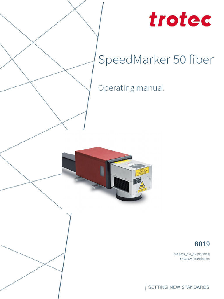8019 Speedmarker 50 Fiber Operating Manual V3 en Us | PDF | Safety ...