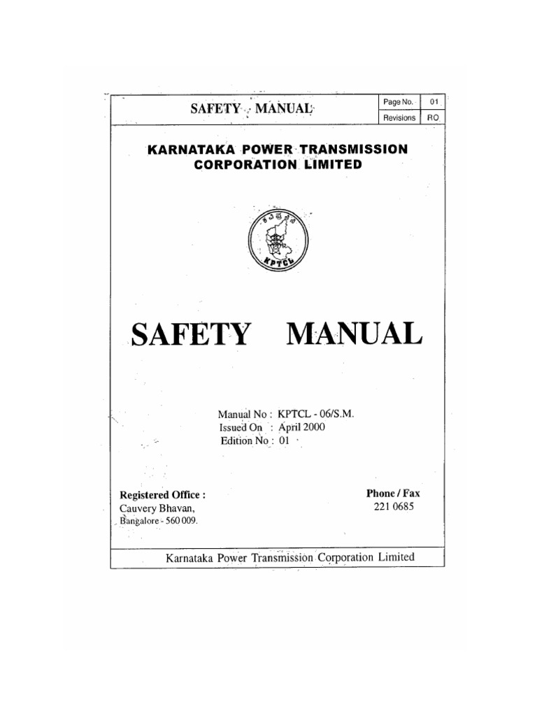Safety Manual | PDF