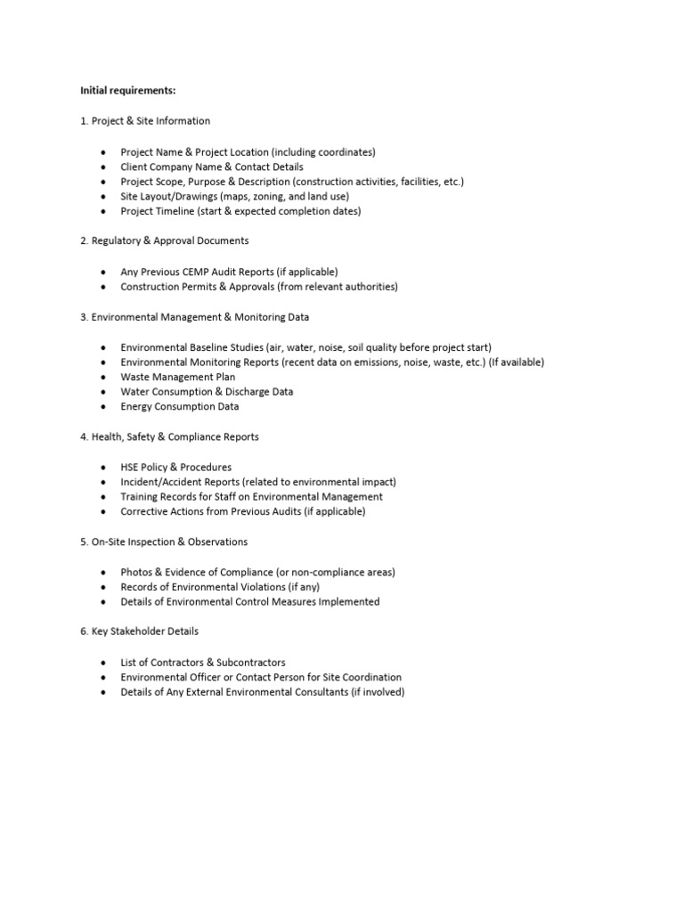 Construction Project Environmental Report | PDF