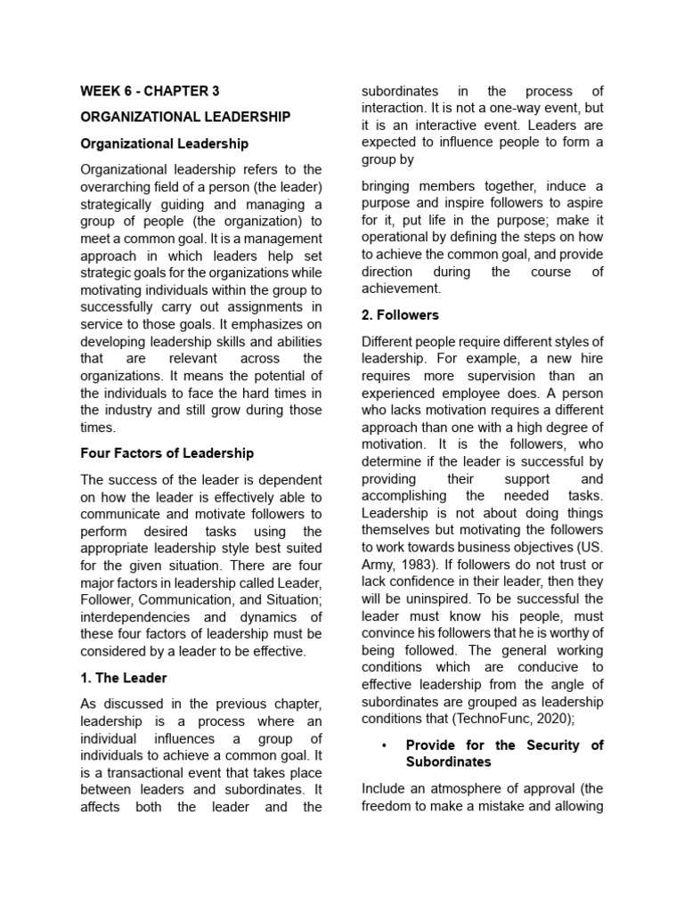CFLM 2 - Midterm Reviewer | PDF | Leadership | Transformational Leadership