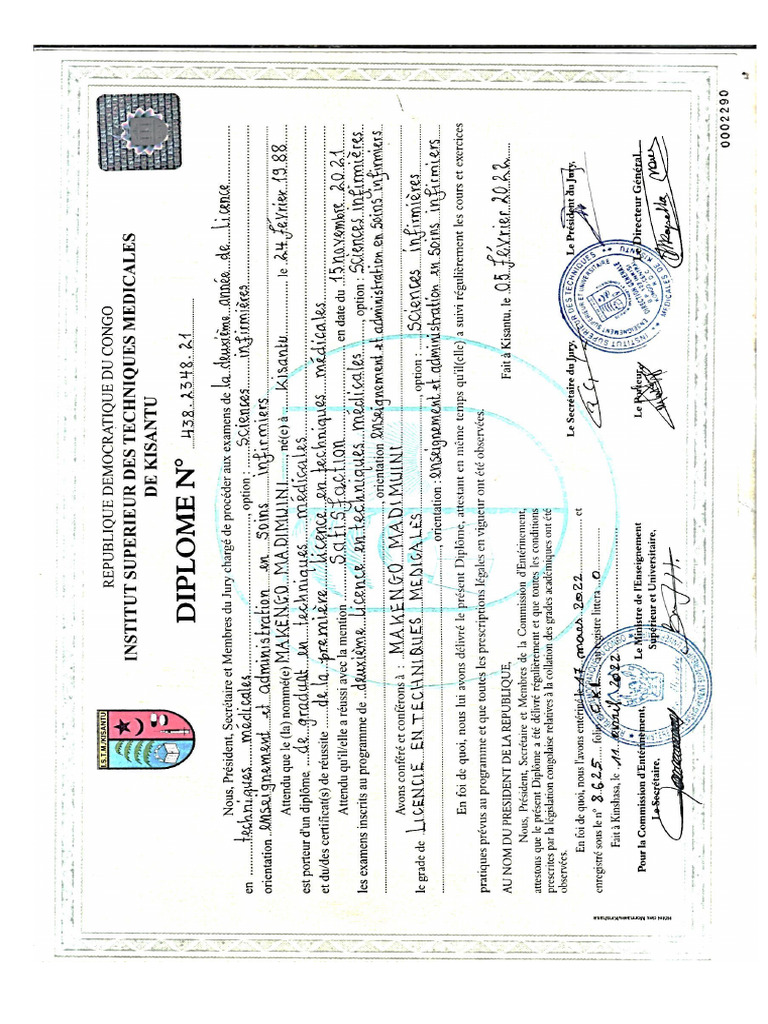 Diplome Licence-2 | PDF