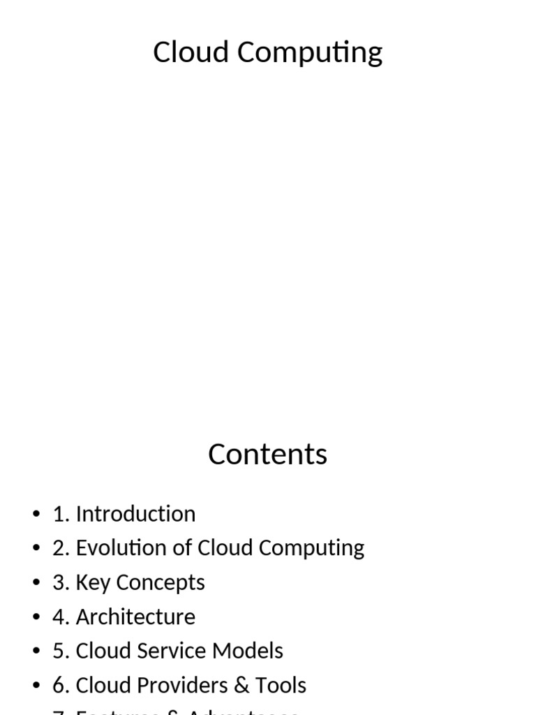 Cloud Computing Seminar | PDF