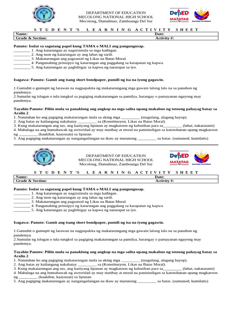 Esp 9 q3 | PDF