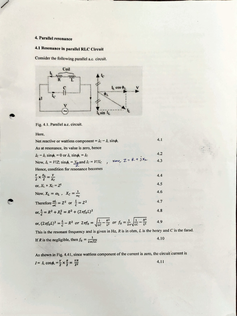 Basic Electrical 2nd Sem | PDF | Electrical Impedance | Resonance