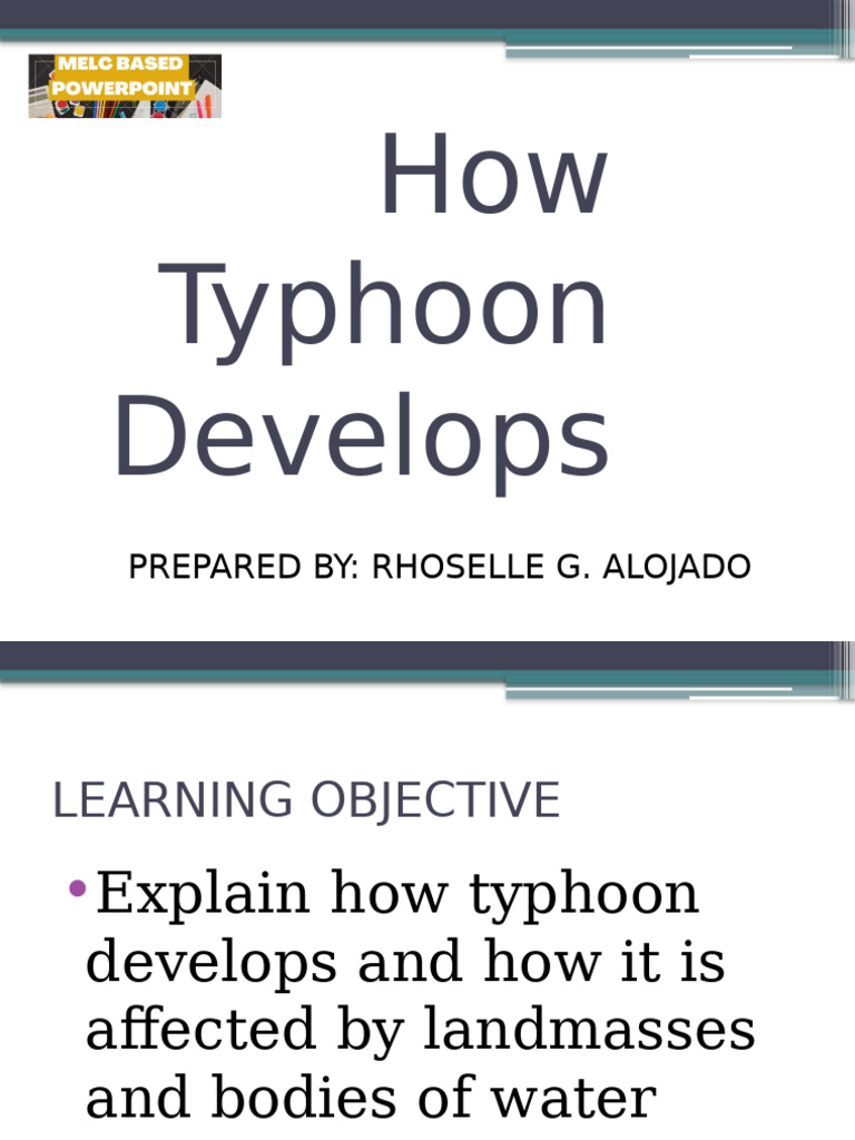 How Typhoons Develop and Impact Areas | PDF | Tropical Cyclones | Wound