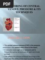 Central Venous Pressure Measurement | PDF | Blood Pressure | Heart