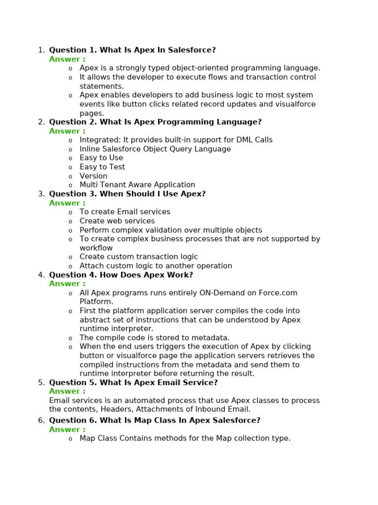 SFDC Interview Questions | PDF | Cloud Computing | Class (Computer Programming)
