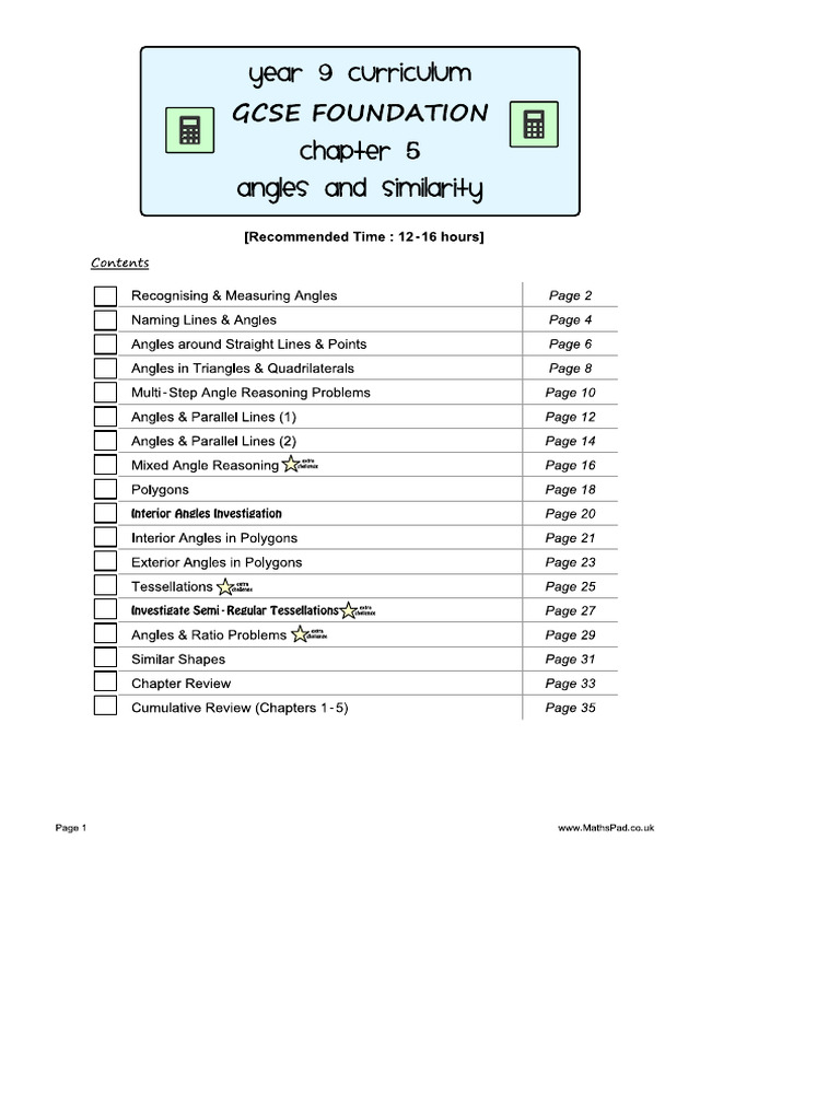 Geometry Booklet | PDF