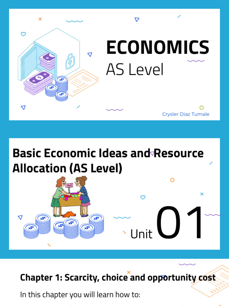 Scarcity, Choice and Opportunity Cost | PDF