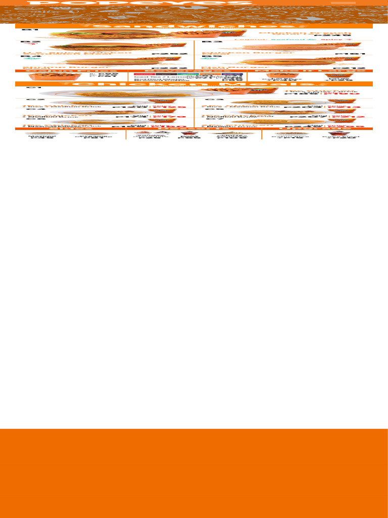 Popeyes PH | PDF