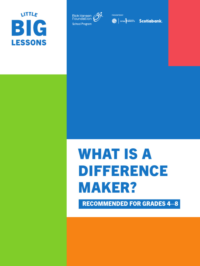 2020 05 What Difference Maker Eng v2 Fillable | PDF