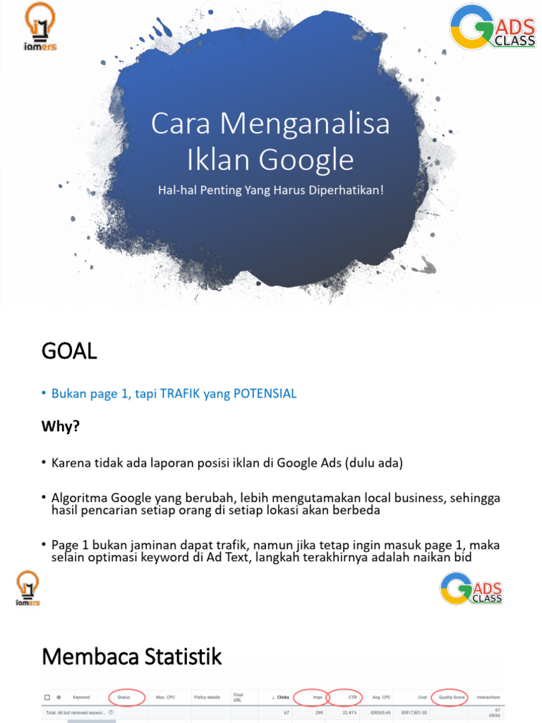 Modul 4 - Cara Menganalisa Iklan Google Ads | PDF