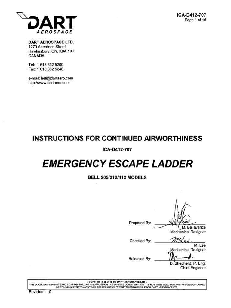 ICA D412 707 Rev0 | PDF