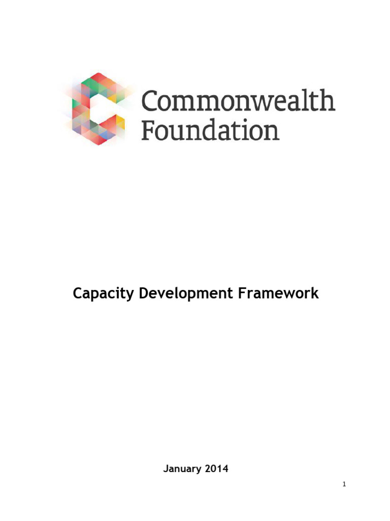 Capacity Development Framework | PDF | Governance | Capacity Building