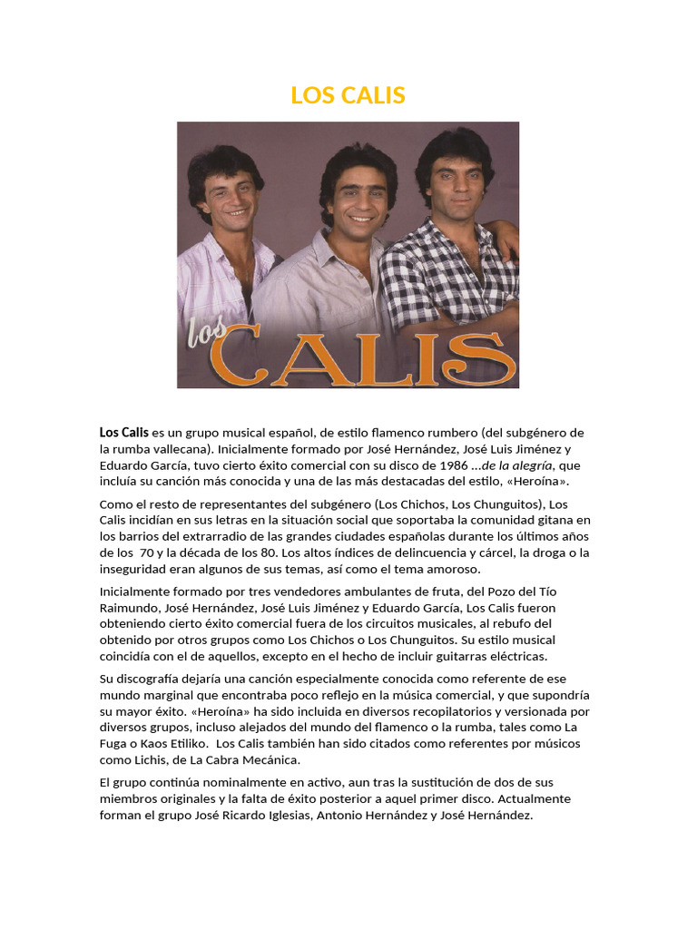 Los Calis | PDF
