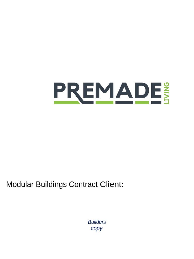 01. Premade Contract Template (With Markup) 2 | PDF | Breach Of ...