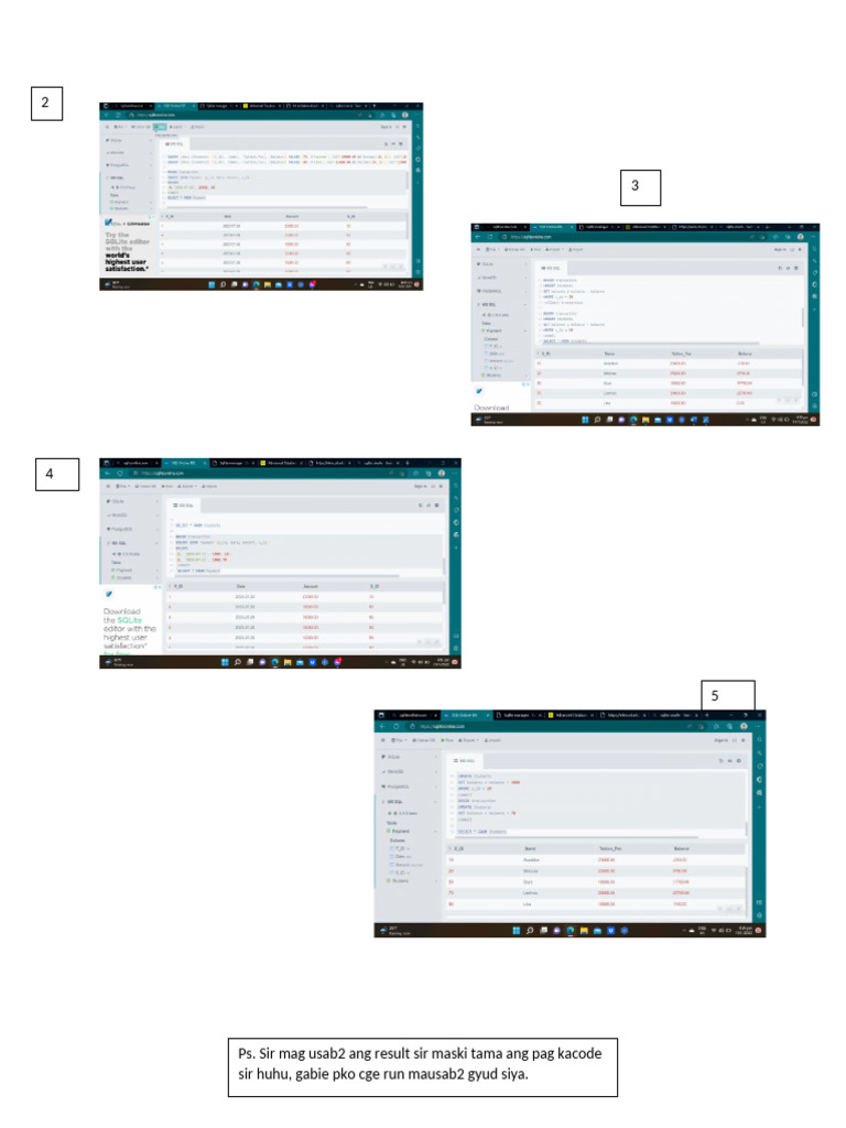 HandsOn Advance SarominesBSIS3 | PDF