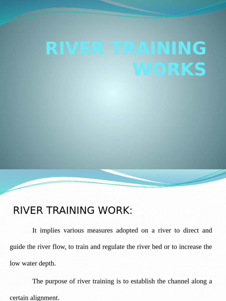 Overview of River Training Works | PDF | Levee | River