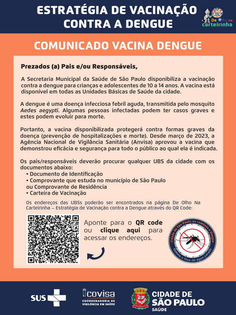 Comunicado Dengueescolas | PDF
