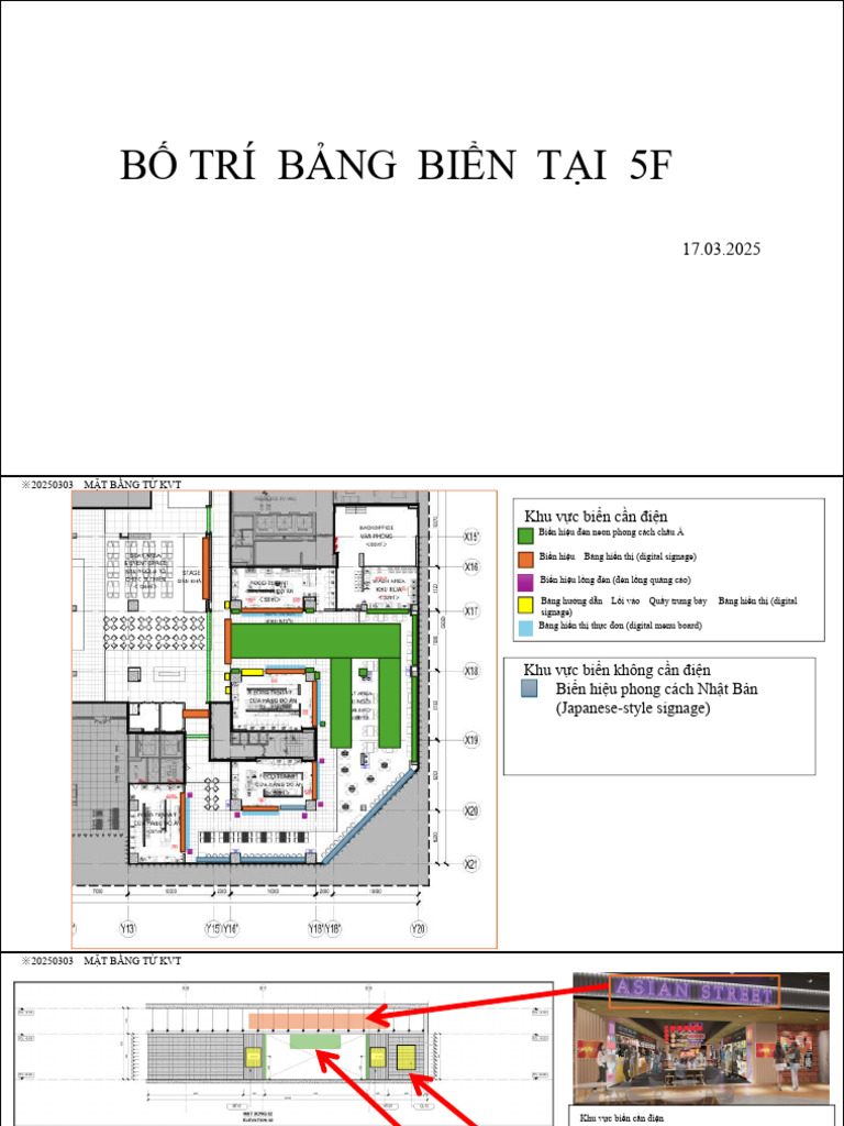17.03.2025 - Bố trí biển bảng 5F - 看板位置5F - 0311 | PDF