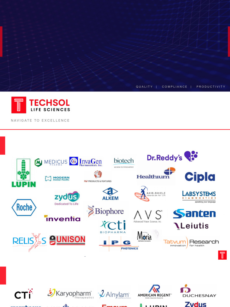 Techsol Life Sciences - Biopharma Regulatory Lifecycle Management Solutions_17-12-2024 | PDF ...