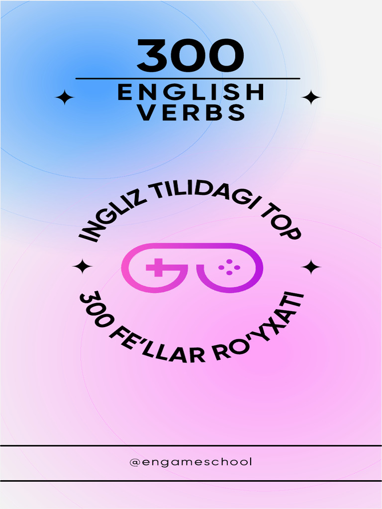 TOP 300 Verbs in English | PDF