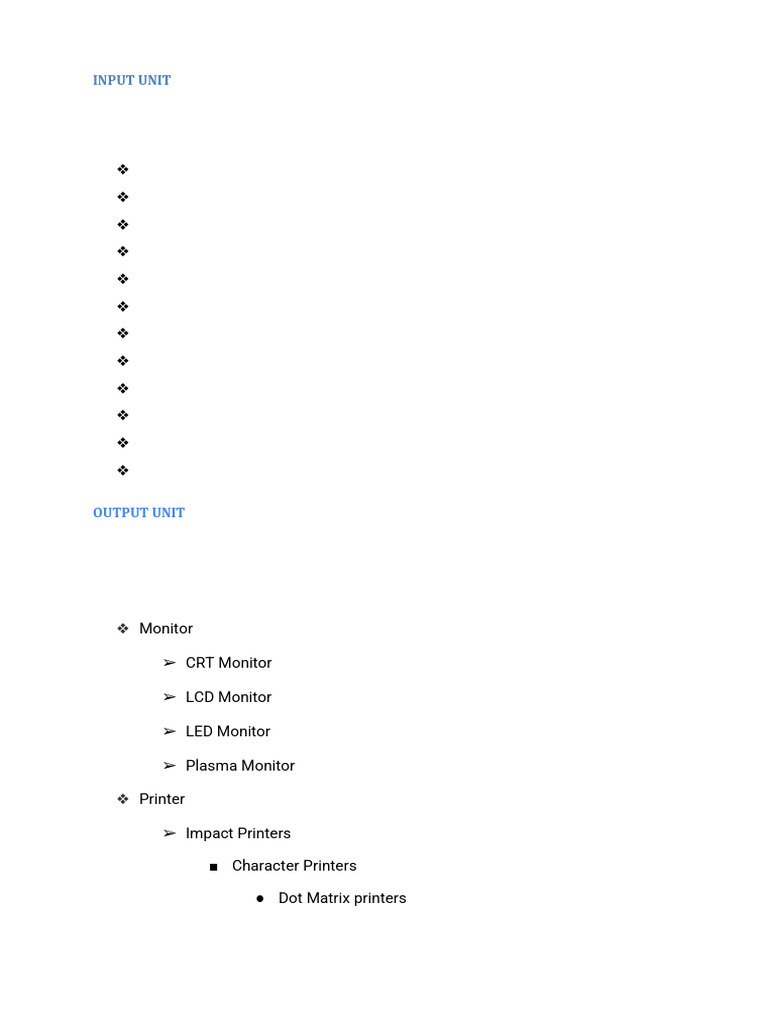 Lesson 2.2 - Hardware Architecture For Von Neumann Machines - Input and Output | PDF | Printer ...