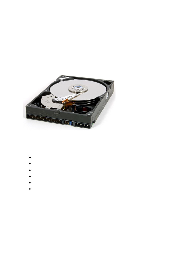 LESSON 2.3 - HARDWARE ARCHITECTURE FOR VON NEUMANN MACHINES- DISK ...