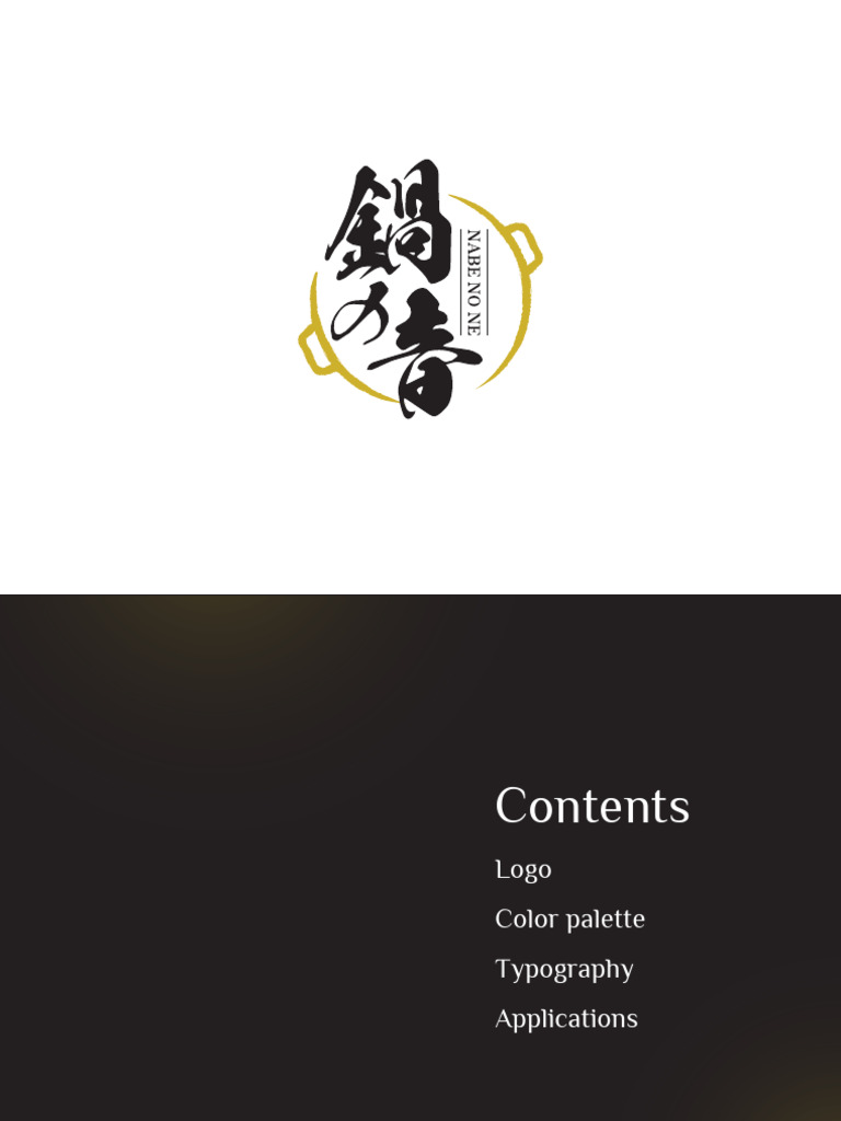 Logo Guideline - Nabe No Ne | PDF | Psychophysics | Light
