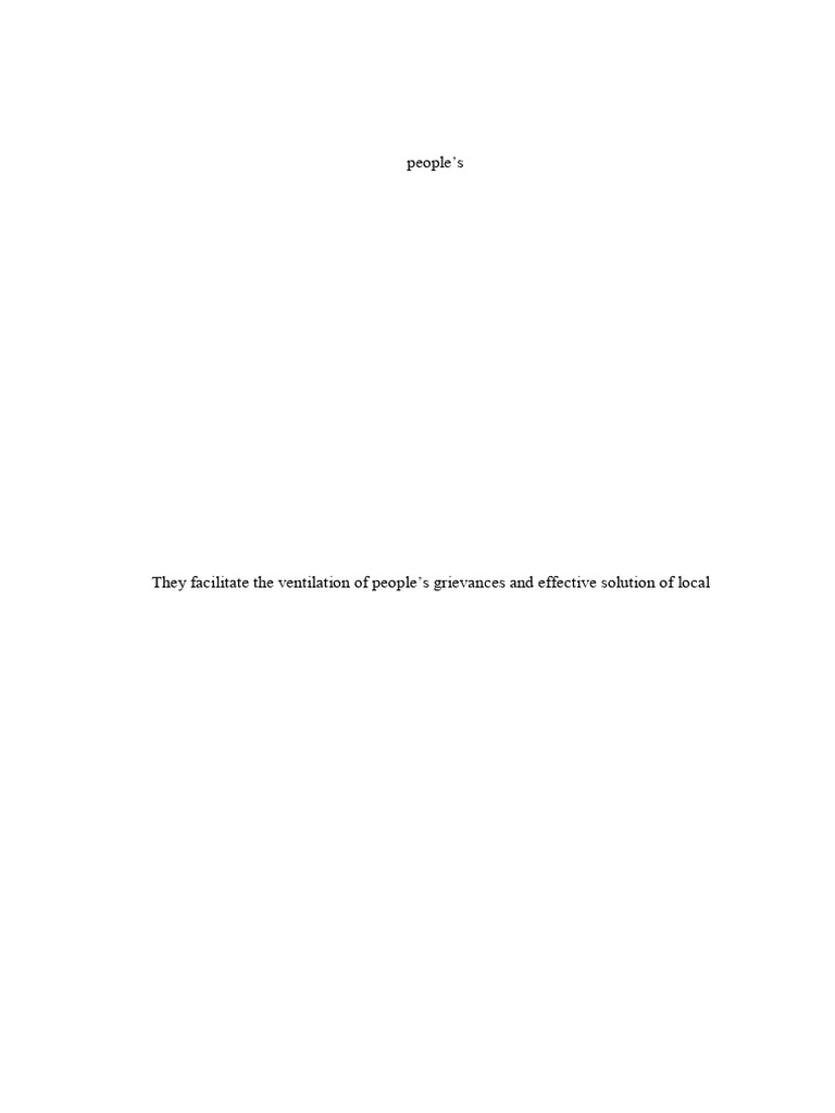 Unit-V Local Self Governments | PDF | Government | Government Of India