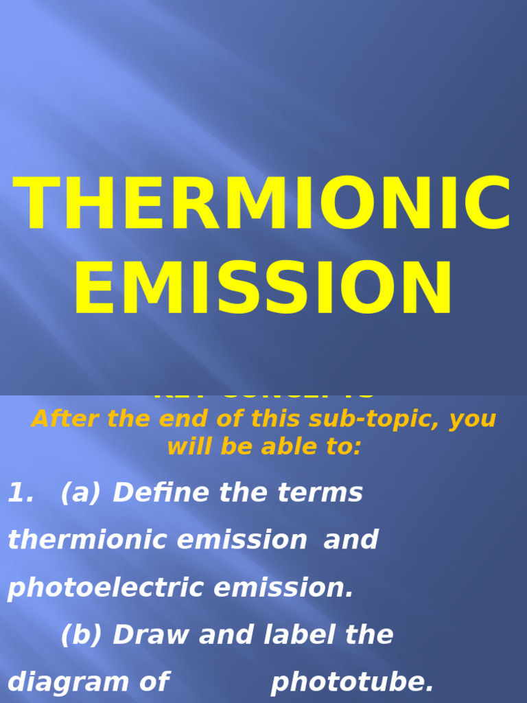 Lesson 2 | PDF | Cathode | Vacuum Tube