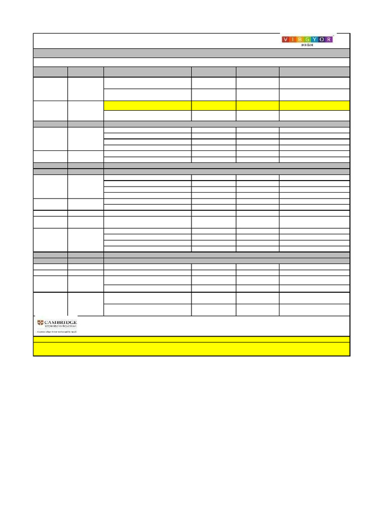 Annexure I. A. 3 VH Grade Pre Ig Term 2 Exam Timetable Ay 24 25 | PDF