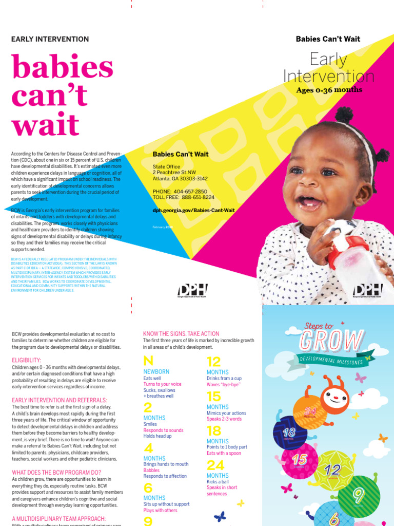 BCW EarlyIntervention Program Brochure ENG SPA 2019 | PDF | Invalidez | Familia