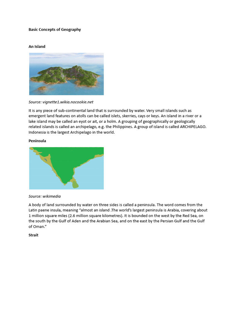 Basic Concepts of Geography | PDF | Persian Gulf | Arabian Peninsula
