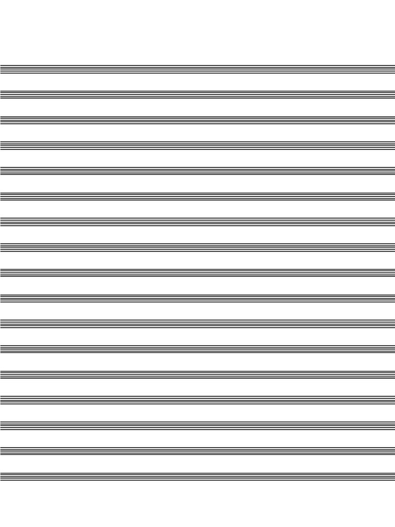 Blank Manuscript Us Legal 17 Lines Landscape | PDF