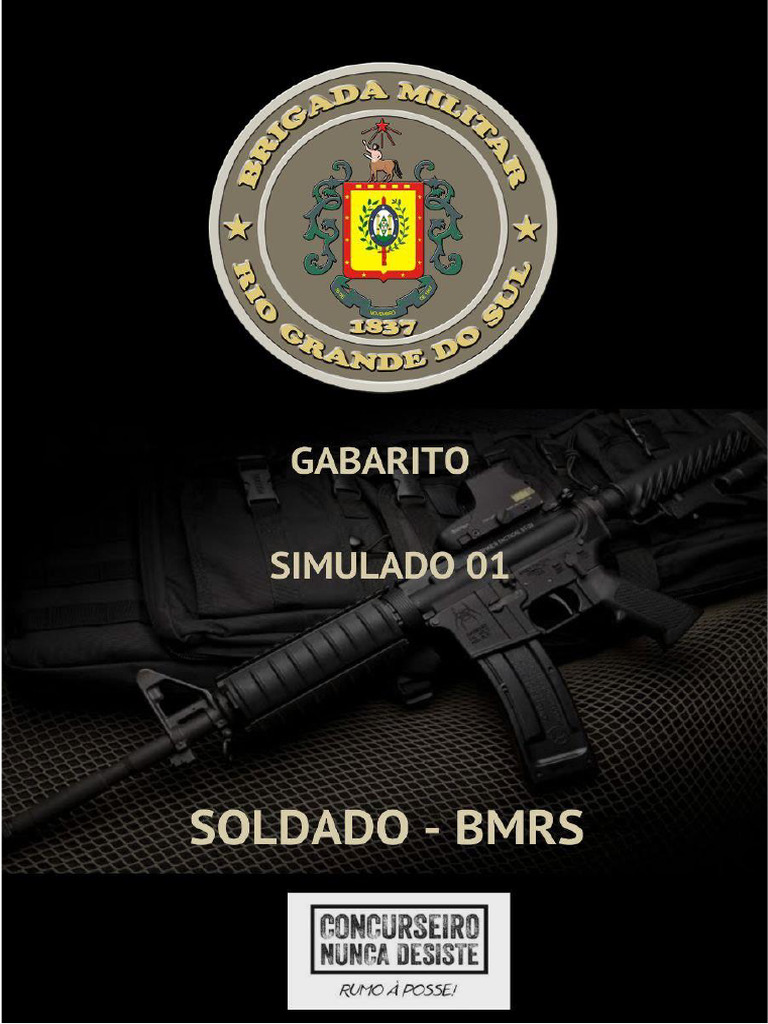 Gabarito Simulado 01 | PDF