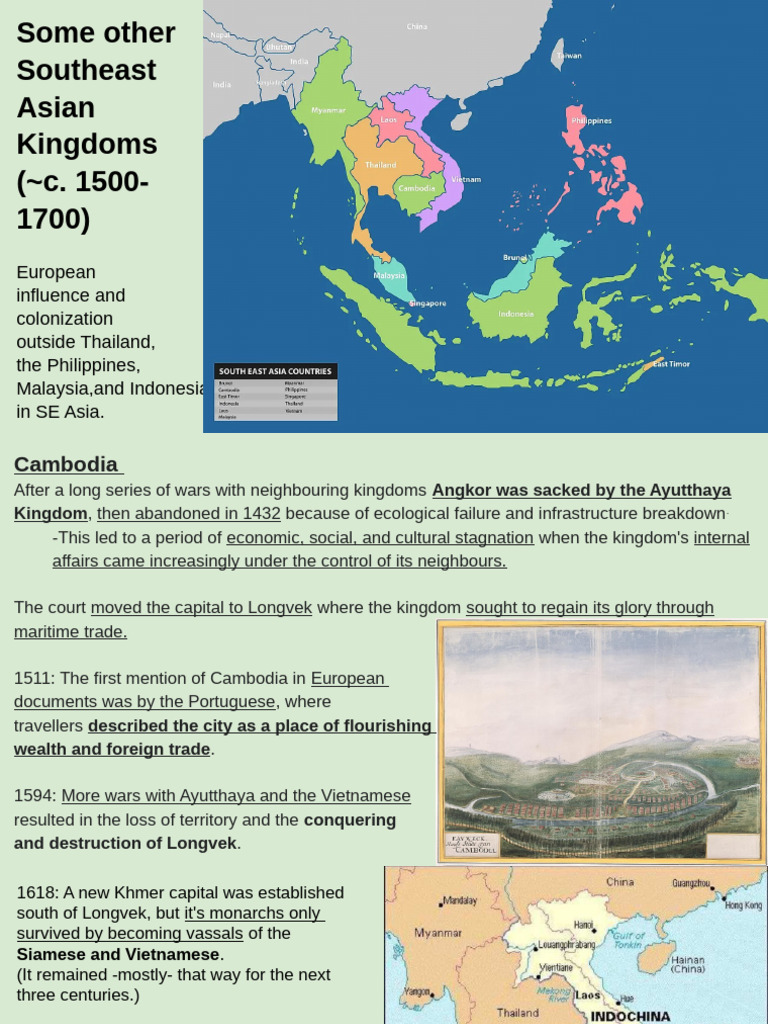 Southeast Asia 1500-1700 | PDF | Southeast Asia | Asia