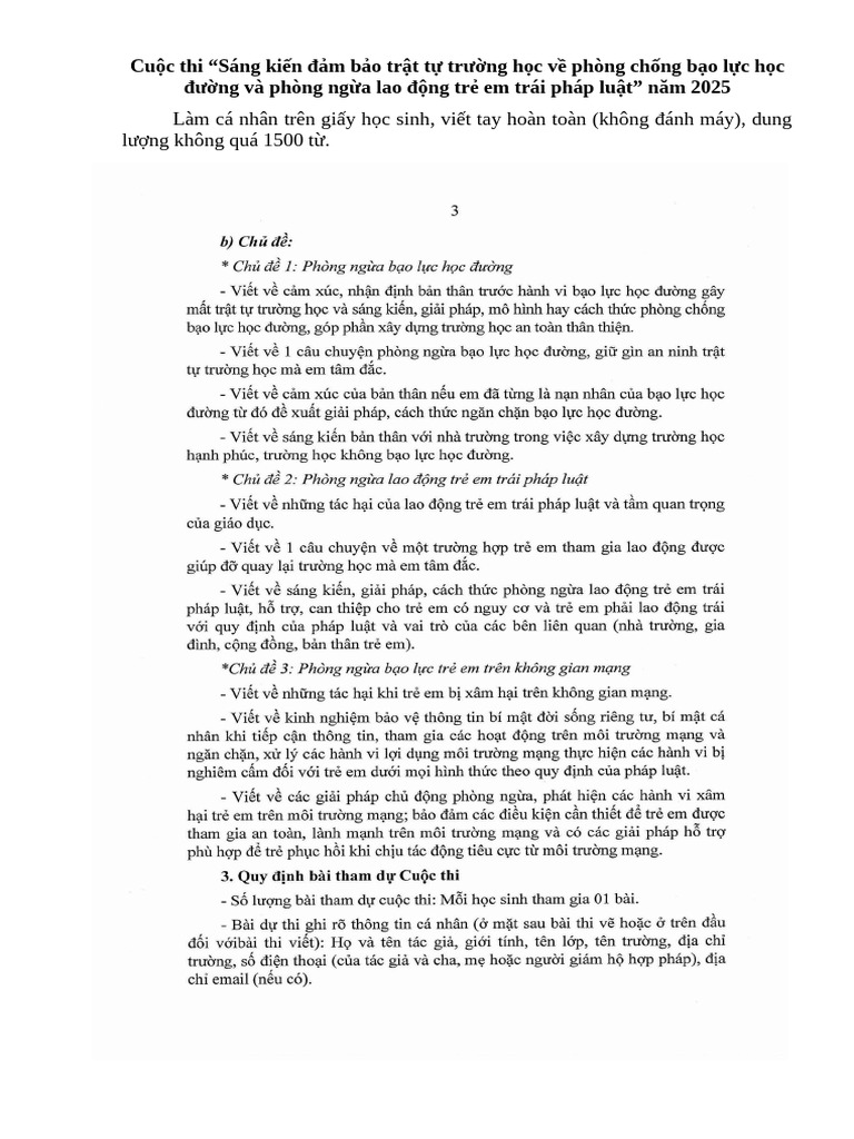 Cuoc Thi - SK-PC - BLHD | PDF