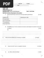 KCSE Computer Studies Paper 2 Guide | PDF | Databases | Computer File