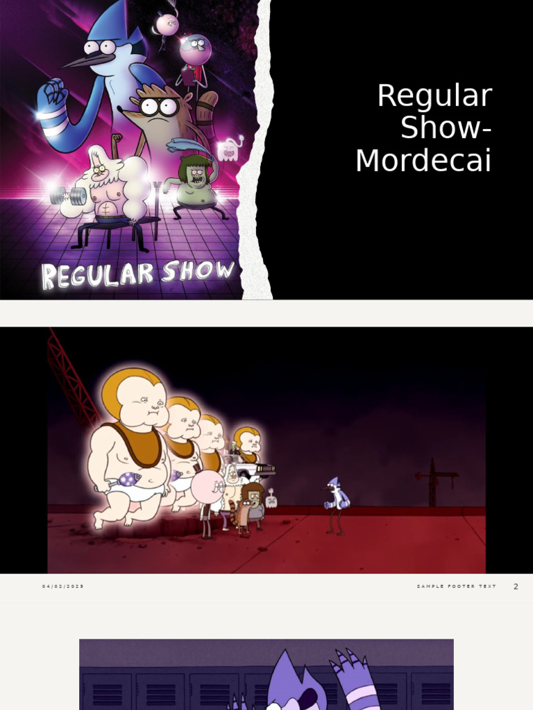 Regular Show Sample Document | PDF
