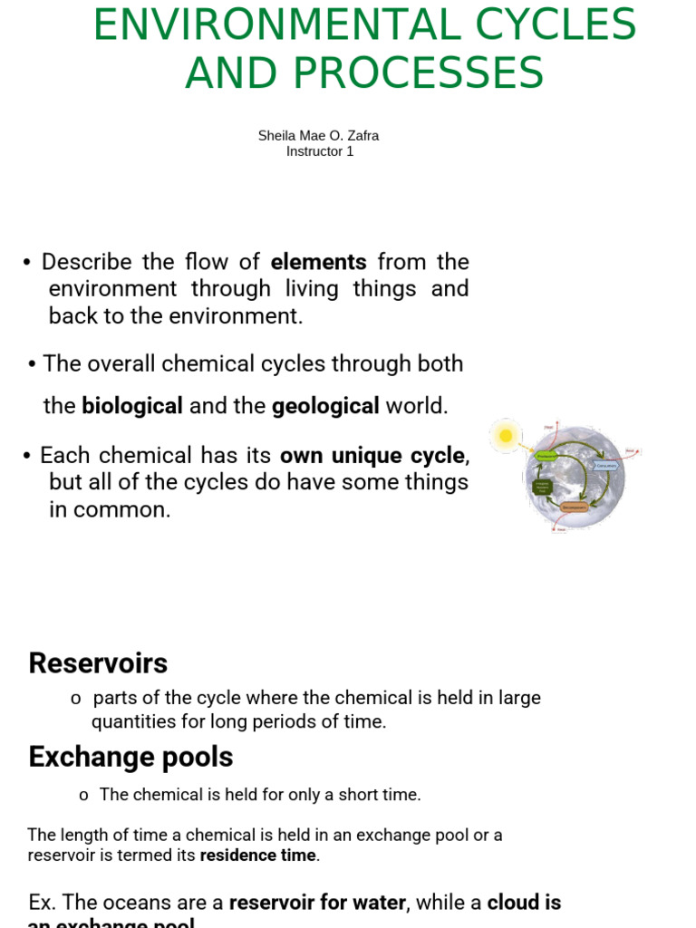 Biogeochemical Cycles | PDF | Carbon Cycle | Water Cycle