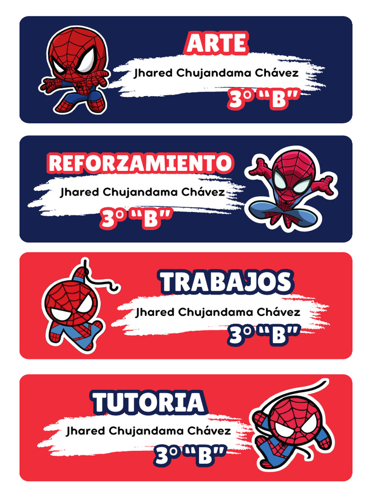 Etiquetas Jhared | PDF