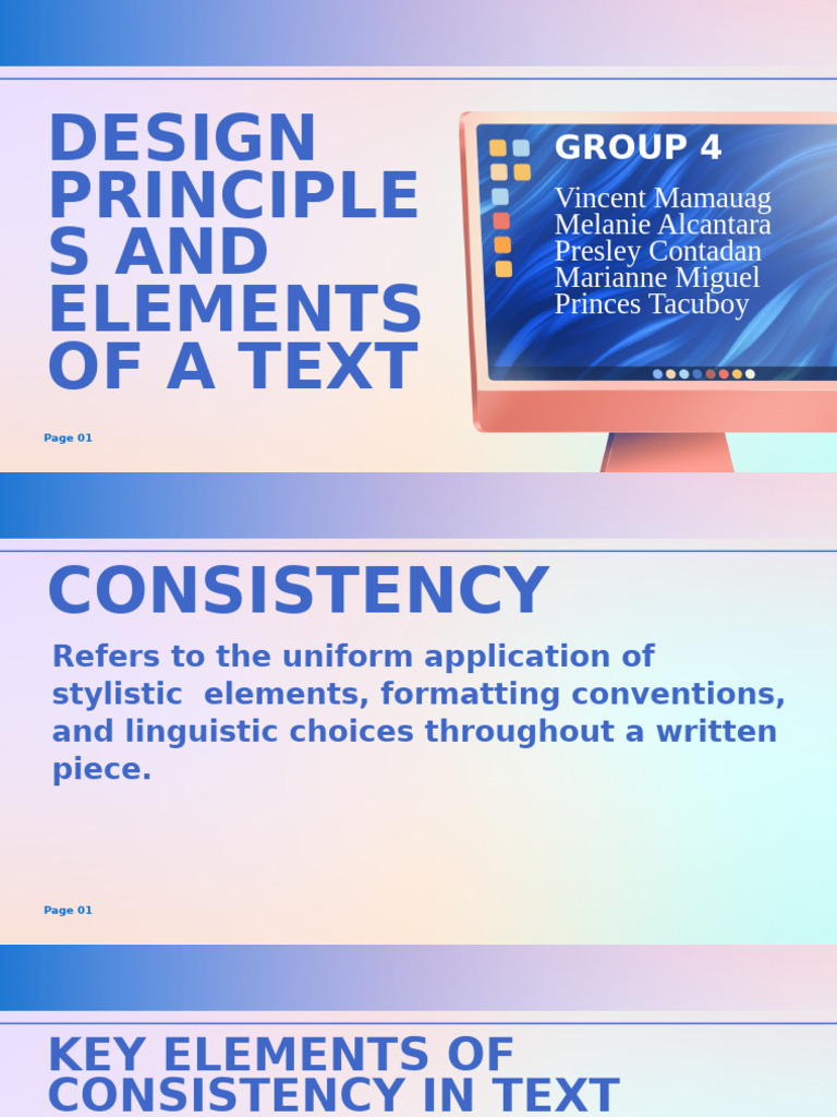 Text Alignment and Design Principles | PDF