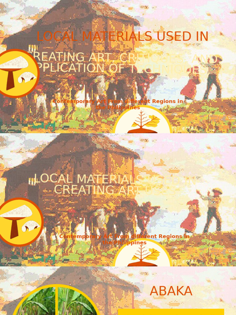 Abaca and Local Art Materials in PH | PDF
