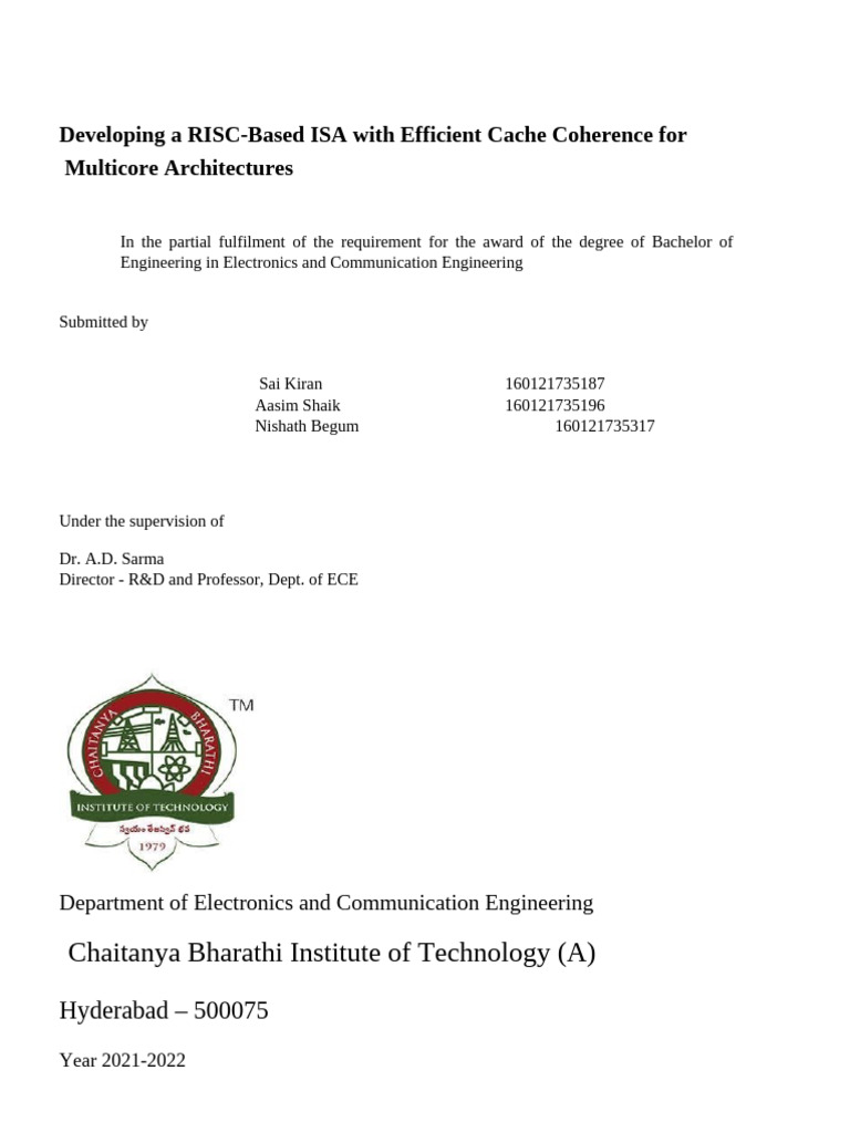 Nishath Report | PDF | Central Processing Unit | Multi Core Processor