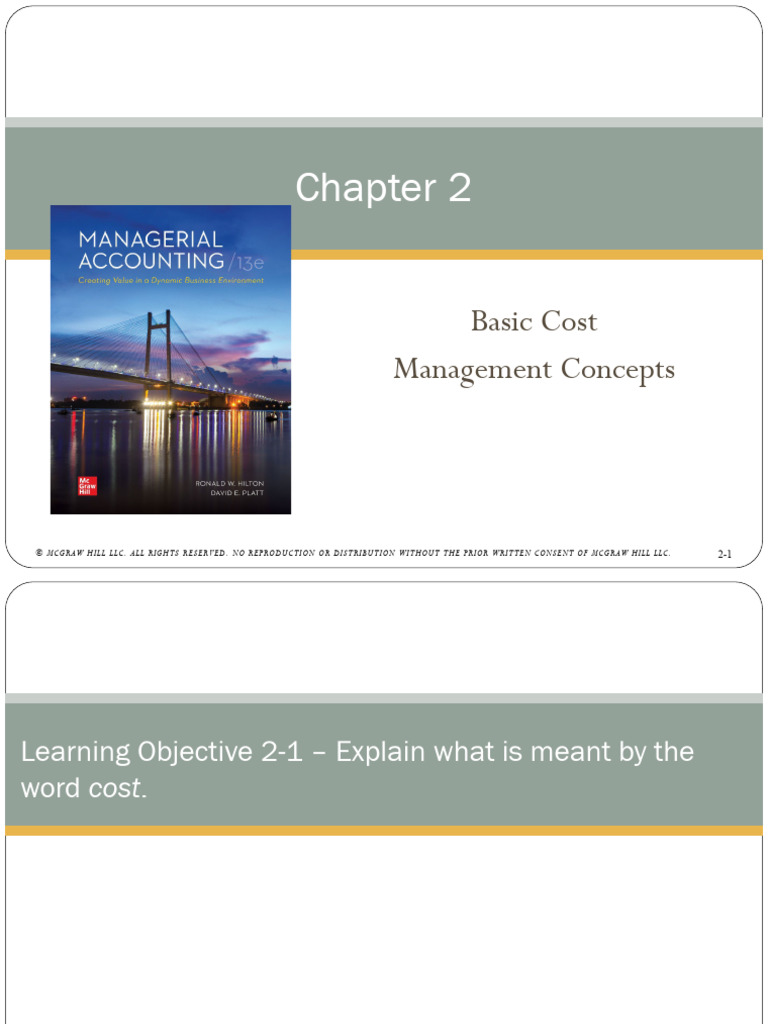 Hilton MA 13e Chap002 | PDF | Cost Of Goods Sold | Expense